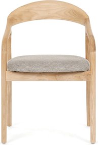 Jídelní židle DCH-V3202 CRM2, dřevo, přírodní (56 x 61) cm béžová