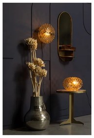 Béžová stolní lampa se skleněným stínidlem (výška 20 cm) Soap – BePureHome