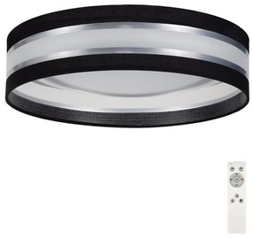 Belis LED Stmívatelné stropní svítidlo SMART CORAL LED/24W/230V černá/stříbrná + DO BE0519