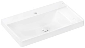 Hansgrohe Xelu Q - Umyvadlo 80x48 cm, bez přepadu, 2 otvory pro baterii, SmartClean, bílá 61025450