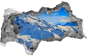 Wallmuralia Fototapeta díra na zeď Alpy zima 95x73 cm