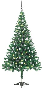 Umělý vánoční stromek s LED a sadou koulí 120 cm 230 větví,  3077659 HangarStore.cz