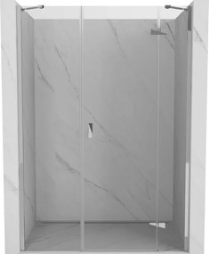 Mexen Mist-H, 1-křídlé sprchové dveře pravé 120 cm, čiré sklo, chromový profil, 8A5-120-001-01-00-P