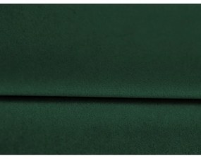 Třímístná rozkládací pohovka rutile 215 cm samet zelená MUZZA