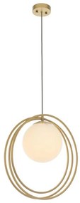Endon 92488 - Lustr na lanku EMILIO 1xE27/10W/230V zlatá 92488