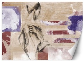 Fototapeta, Žena abstraktní textura - 450x315 cm