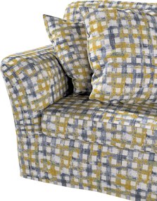 Potah na pohovku IKEA  Tomelilla 2-místná nerozkládací barva modrá látka pletený vzor, vzorované