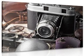 Obraz starý fotoaparát - 120x80 cm