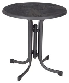 ROJAPLAST Zahradní stůl - PIZARRA 1, 70x70 cm, kovový/sevelit