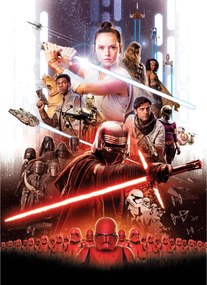 Komar Papírová fototapeta Star Wars EP9 Movie Poster Rey 184 x 254 cm