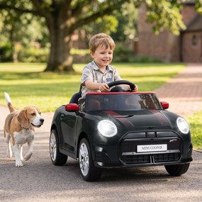 Costway Dětské autíčko 12 V BMW Mini Design Elektrické autíčko