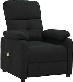Masážní křeslo černé textil 289674
