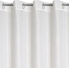 ZÁCLONA NA KROUŽCÍCH SIBEL 300 CM X 250 CM CM BÍLÁ