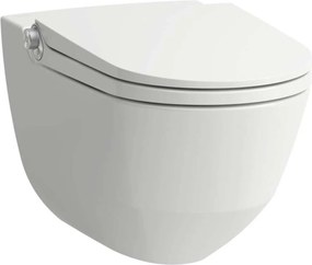 Laufen Cleanet Riva - Elektronický bidet s keramikou, závěsný, Rimless, SoftClose, LCC Active, bílá H820691A000001