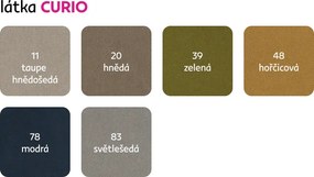 Univerzální sedací souprava, olivová, KERIM ROH