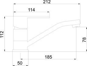 Novaservis Titania Fresh Umyvadlová dřezová baterie, chrom, 96096,0