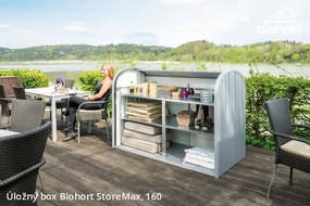 Biohort Úložný box StoreMax® 160 Barva: šedý křemen metalíza