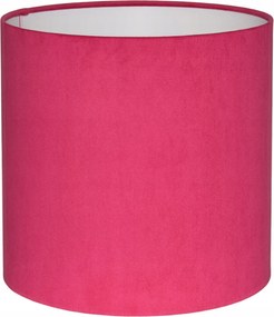 Stínidlo na stojací lampu Závěsný válec 15/15 cm E27 Magenta Růžová Matera
