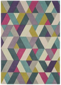 Barevný koberec Mode Chevron Blue Green Rozměry: 200x300 cm