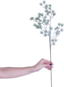 Větvička Snowy Twig 20x2x62cm light green