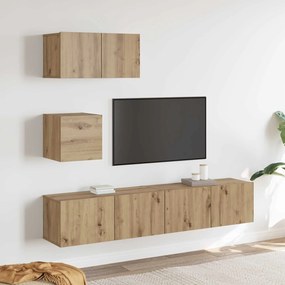 Sestava TV skříněk 3 ks Artisanový dub Kompozitní dřevo 3393140