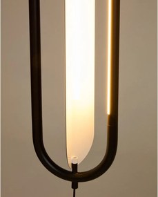 Černá LED stojací lampa (výška 300 cm) Bow – Kave Home