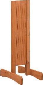 Zahradní trelážový plot oranžový 120 x 60 cm masivní jedle 314822