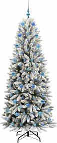 Umělý vánoční stromeček Bílá 210 cm PVC, plast, ocel a PE 3396064
