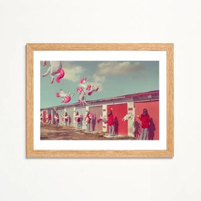 Eva Bystrianská | Garáže Rám: Bílý, Velikost: 40 x 60 cm