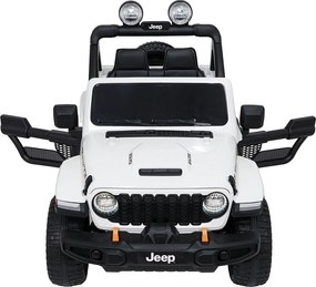 Ramiz Jeep Wrangler Rubicon LIFT elektrické autíčko pro děti bílé