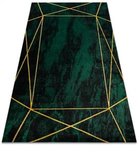 Dywany Luszczow Kusový koberec EMERALD EXCLUSIVE 1022 geometrický, mramor lahvově zelená / zlato Rozměr koberce: 200 x 290 cm