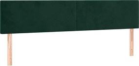 Box spring postel s matrací tmavě zelená 120x190 cm samet 3269986