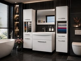 Koupelnový nábytek skříňky s umyvadlem a zrcadlem bílá matná  ROD PRIMO M 6/0/W/W/0/ZINC