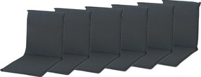 Doppler ELEGANT 2430 - set 6 ks polstrů na křeslo s nízkým opěradlem