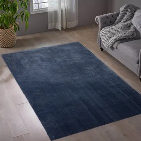 Pratelný koberec CRAFT 71401099 měkký modrý velikost 200x290 cm | krásné koberce cz