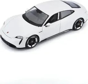 Bburago Porsche Taycan Turbo S bílá 1:24 / od 3 let