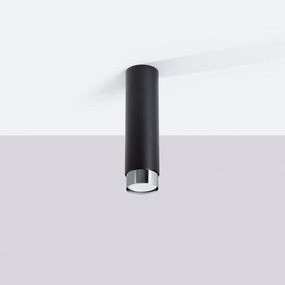 Sollux Lighting Stropní svítidlo NERO 22,5 černé/chromové