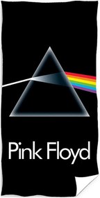 Bavlněná osuška Pink Floyd - motiv The Dark Side of the Moon - 100% bavlna, froté s gramáží 320 gr./m2 - 70 x 140 cm