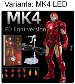 Svítící akční figurky Marvel - Iron Man Varianta: MK 4 LED