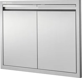 BBQ přístupová dvířka, 762 × 532 mm dvojitá venkovní kuchyňská dvířka