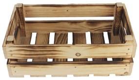 Morex Dřevěná bedýnka opalovaná, 097015