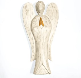 Milujeme Kameny Anděl - dřevěná soška