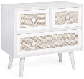 BIZZOTTO Komoda MONTIEL bílá 55x60 cm 0744878