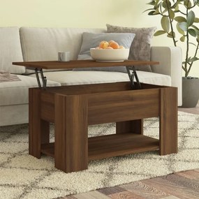 Konferenční stolek hnědý dub 79 x 49 x 41 cm kompozitní dřevo,  819277 HangarStore.cz