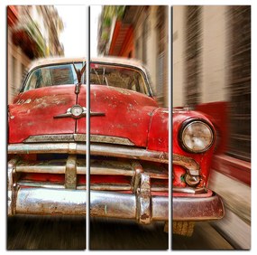 Obraz na plátně - Klasické americké auto - čtverec 3123B (105x105 cm)