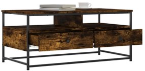 Konferenční stolek kouřový dub 100x51x45 cm kompozitní dřevo - Default Title