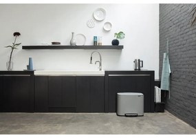 Brabantia Bo pedálový koš 36 l - minerální šedá