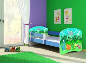Dětská postel - Dinosaur 2 180x80 cm modrá