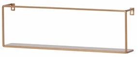 Kovová nástěnná police Meert Slim – 50 cm 16 × 50 × 8 cm WOOOD