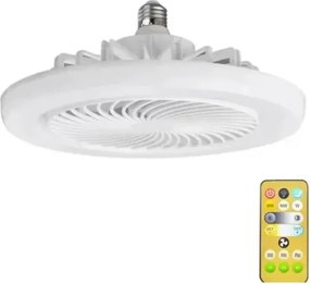 LED stropní svítidlo otočné o 360° s ventilátorem 2v1